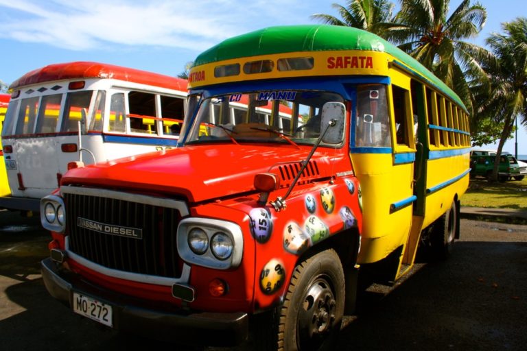 Pimp my bus ride: Samoan buses are a unique experience | Atlas & Boots