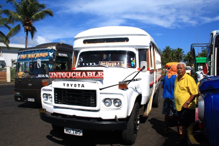 Pimp my bus ride: Samoan buses are a unique experience | Atlas & Boots
