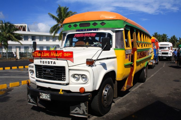 Pimp my bus ride: Samoan buses are a unique experience | Atlas & Boots