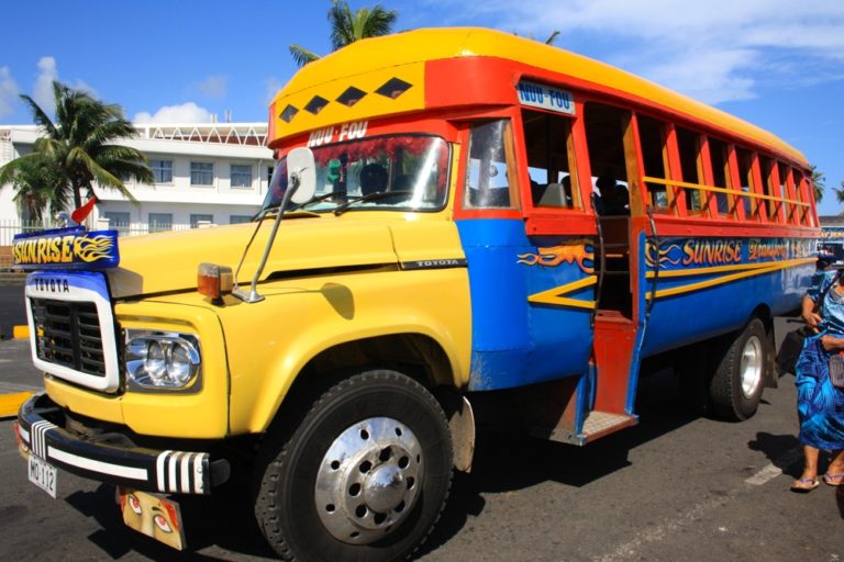 Pimp my bus ride: Samoan buses are a unique experience | Atlas & Boots
