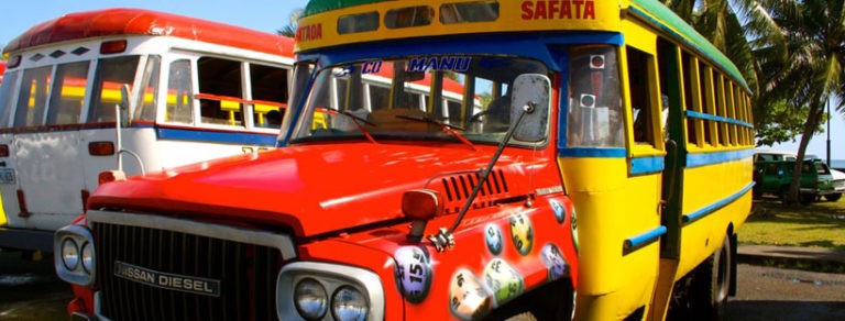 Pimp my bus ride: Samoan buses are a unique experience | Atlas & Boots