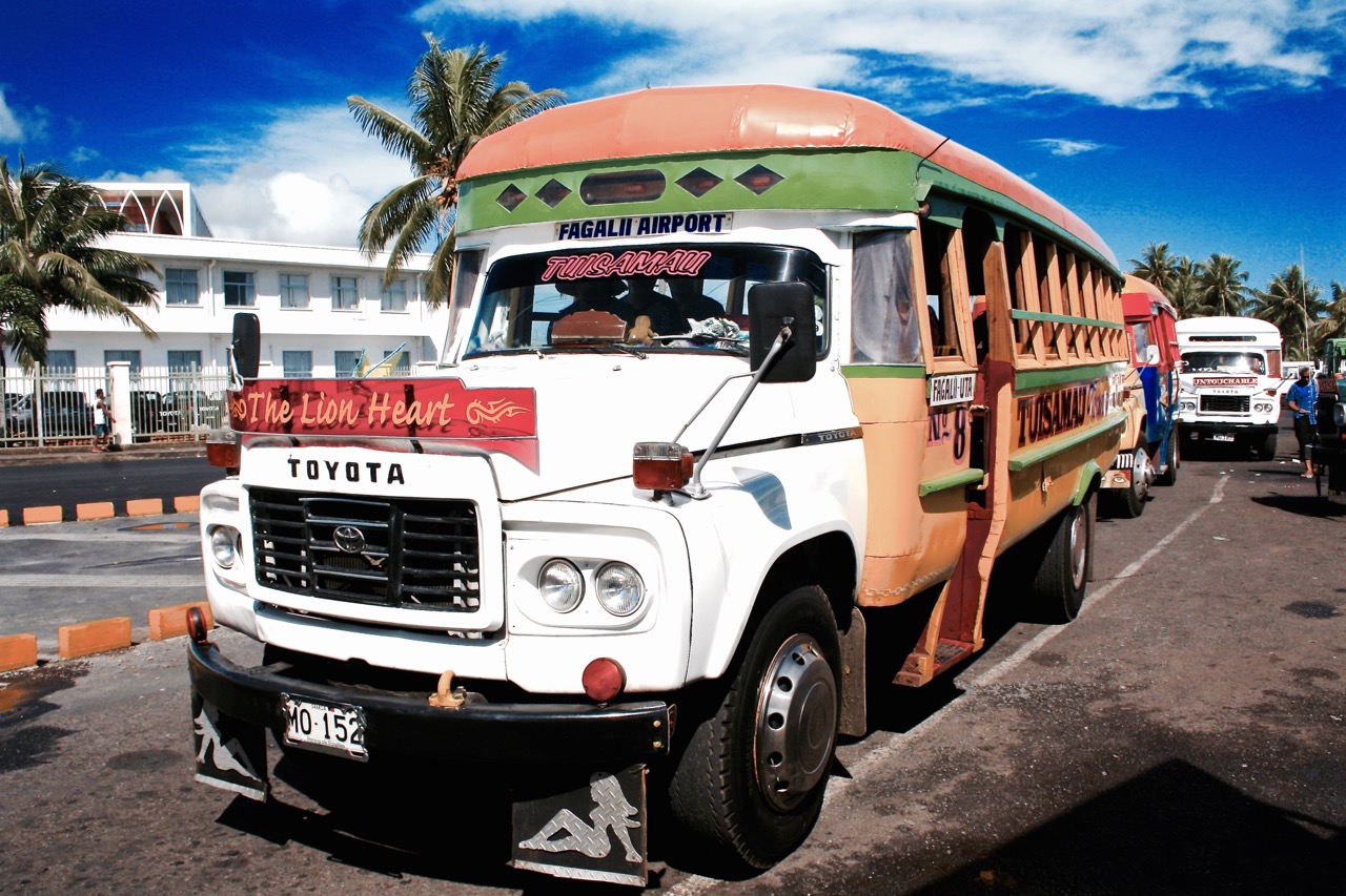 Pimp my bus ride: the colourful Samoan buses | Atlas & Boots