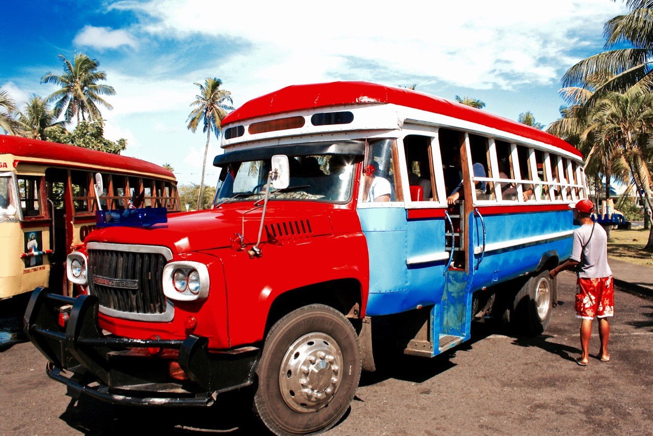 Pimp my bus ride: the colourful Samoan buses | Atlas & Boots