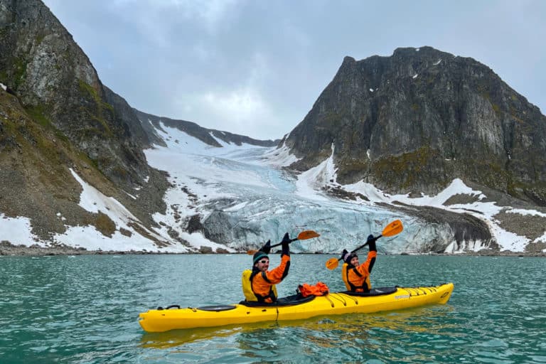 Kayaking in Svalbard: ice and isolation in the high Arctic