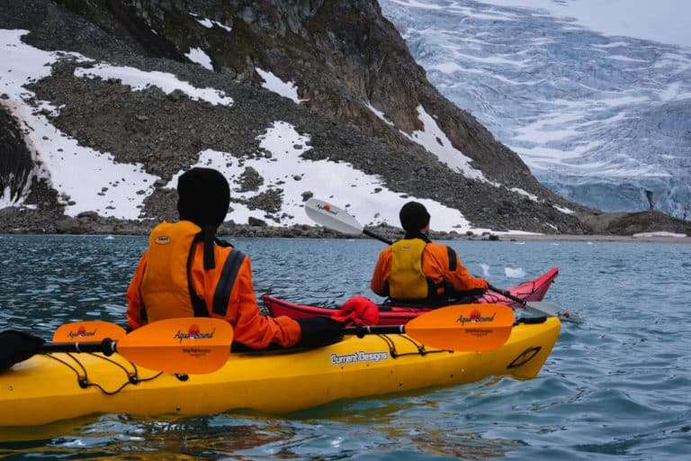 Kayaking in Svalbard: ice and isolation in the high Arctic